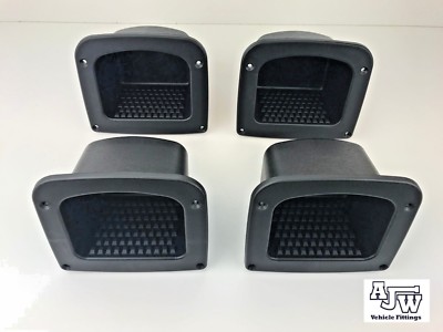 4 x Recessed Foot Step Black Nylon Access Toe Truck Trailer Horsebox ...