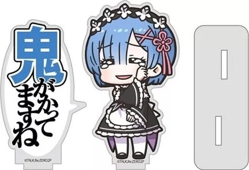 Acrylic Stand Panel Rem Is Demonic Dialogue Re:Zero | eBay Australia