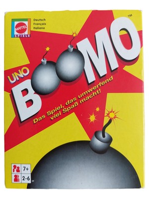 Mattel UNO BOOM! Gioco di Carte Famiglia Party Reazione 108 Carte | eBay