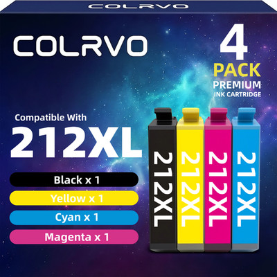 212XL Ink Cartridges For Epson 212 WF-2830 WF-2850 XP-4105 XP-4100 | eBay