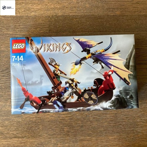 LEGO Vikings Viking Boat against the Wyvern Dragon 7016 In 2005 New ...