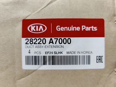 Genuine OEM Kia 28220 A7000 Air Intake Resonator Duct Assy 2014-2018 ...