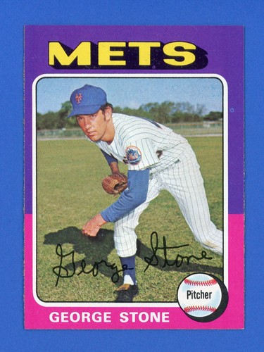 1975 Topps #239 George Stone NM Near Mint New York Mets | eBay