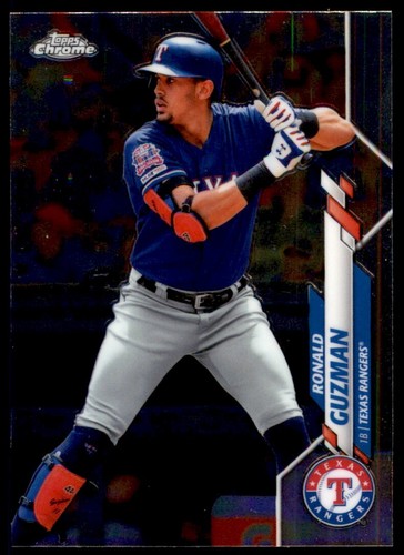 2020 Topps Chrome #129 Ronald Guzman Texas Rangers | eBay