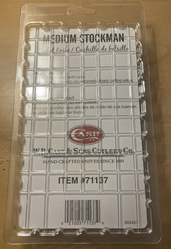 New Old Stock Case XX 2016 3318 CV Medium Stockman In Unopened Package ...