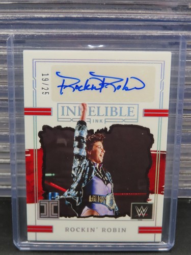 2023 Impeccable WWE Rockin' Robin Inpelible Ink Auto Autograph #18/25 ...