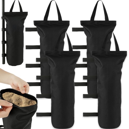 4Pcs Heavy Duty Sand Bags Double-Stitched Weights Bag with Nylon Buckle ...