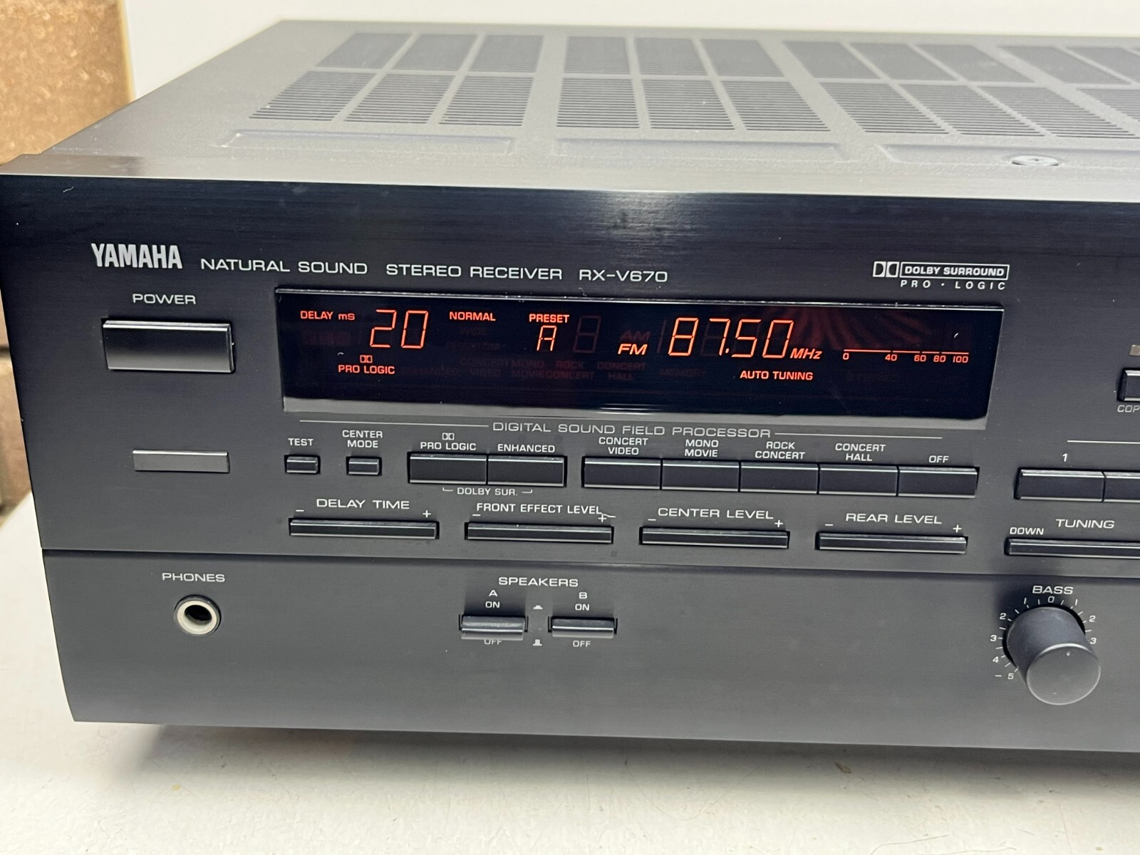 Yamaha - RX-V670 - Stereo AV Receiver - Pro Logic - Phono - Good ...