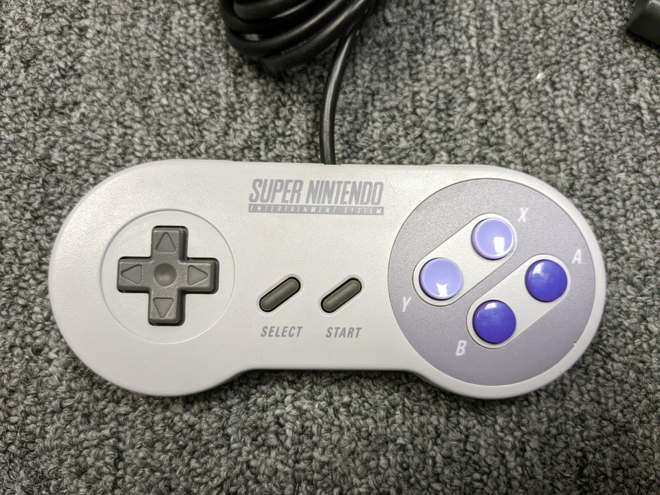 SNES Super Nintendo Original Controller Authentic OFFICIAL SNS-005 ...