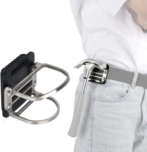 Hammer Belt Clip - Double Loops Hammer Holster EDC Belt Tool Holster ...