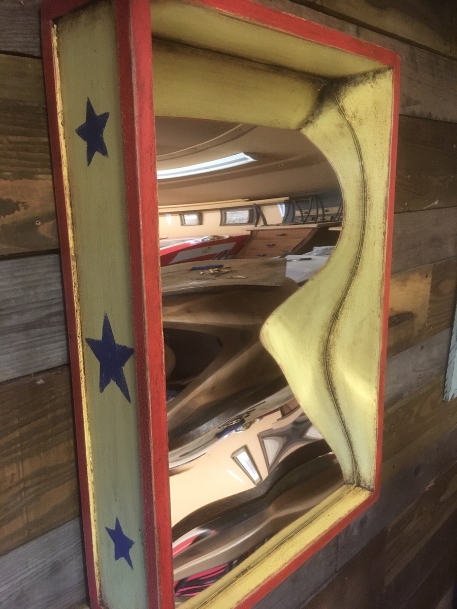 Hall Of Mirrors Fairground Vintage Fairground Distortion Carnival Hall