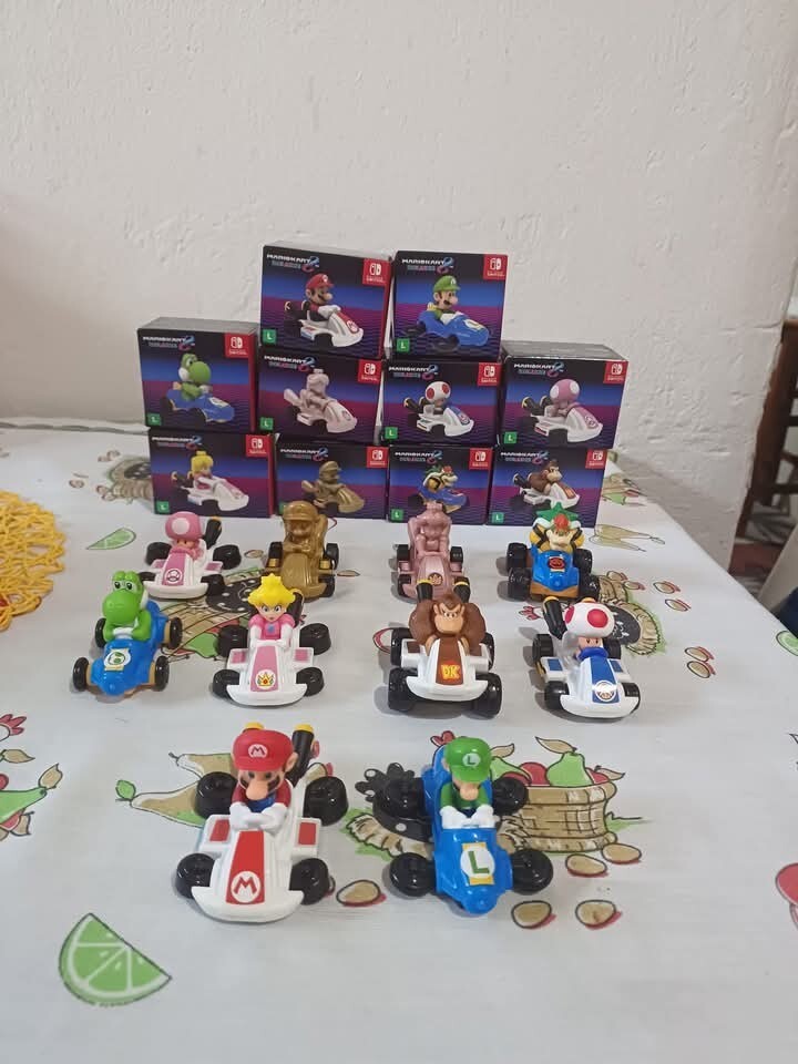 McDonald's Mario Kart 8 Toys complete set from Brazil 2024 Nintendo ...