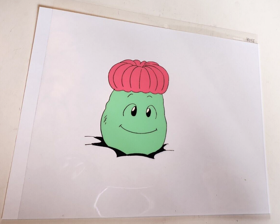 Orig Japanese Anime Cel + Genga UNIDENTIFIED CARTOON FACE #301 ~ RAY ...