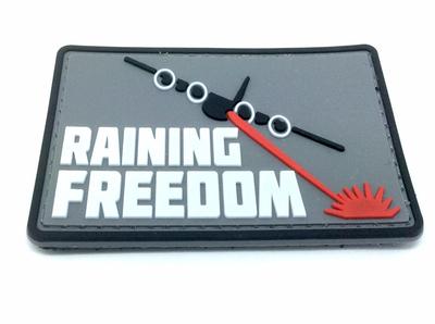 Raining Freedom PVC Airsoft Paintball Klett Abzeichen Patch | eBay