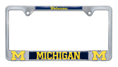 University of Michigan Wolverines Metal License Plate Frame | eBay