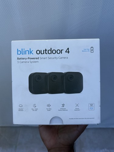 NEW Blink Outdoor 4 (4th Gen) Security Camera System 3-Pack FAST FREE ...