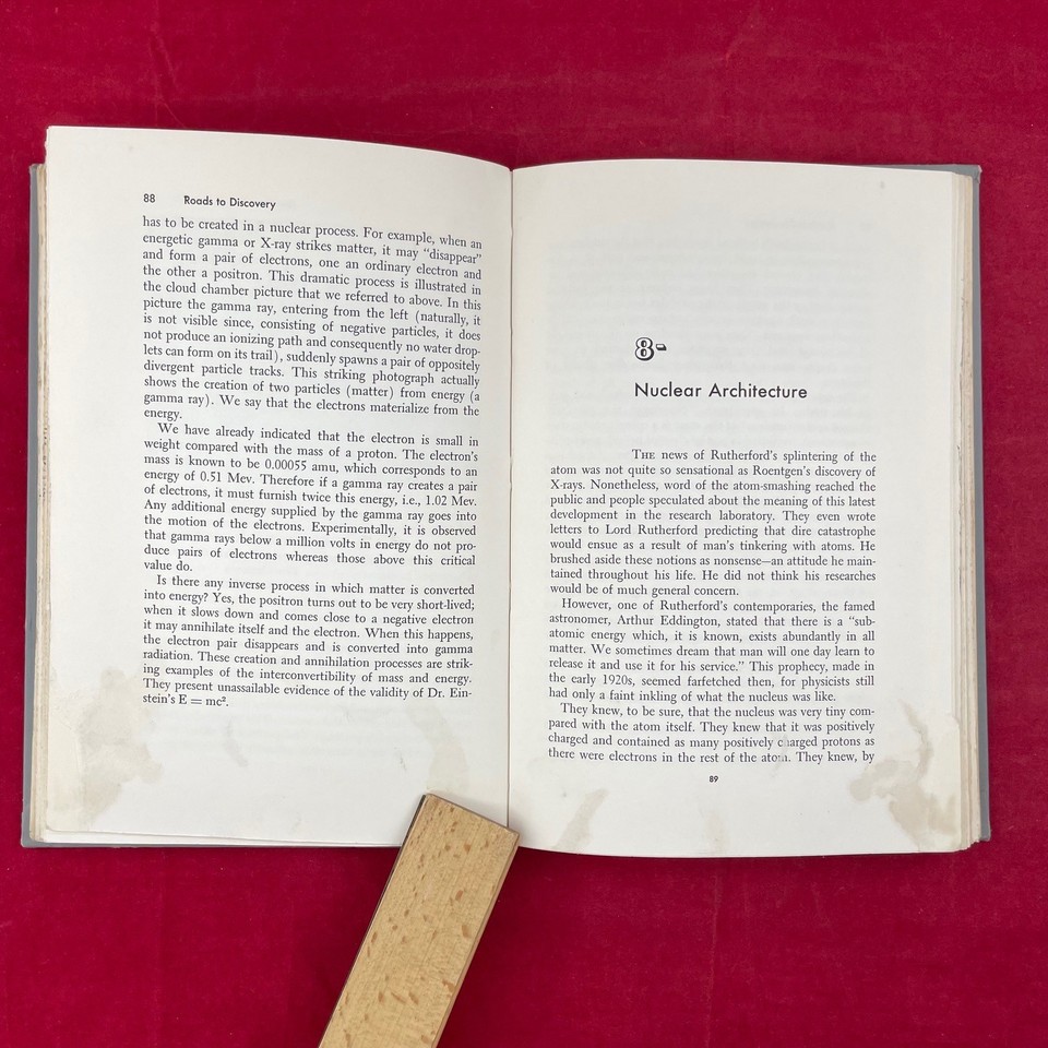 Vintage 1960 Roads To Discovery Ralph E. Lapp Hardcover Book - Discard ...