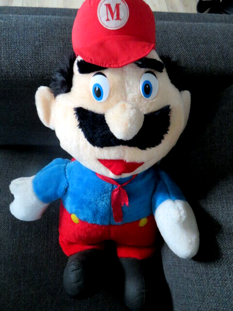 Nintendo Super Mario Bros MARIO Plush-Vintage Huge 28" Tall-1988 ACME ...