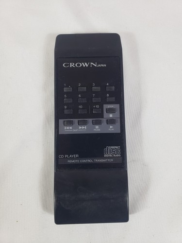 Crown Japan CD Player Genuine Replacement Remote Controller Works Ships ...