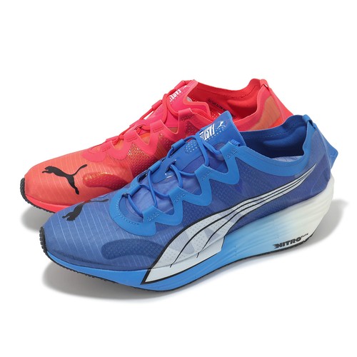 Puma Fast-FWD Nitro Elite Fire Orchid Ultra Blue Mismatch Men Racing ...