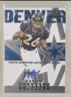 2004 Topps Finest Autographs #125 Tatum Bell RC Rookie Auto /999 | eBay