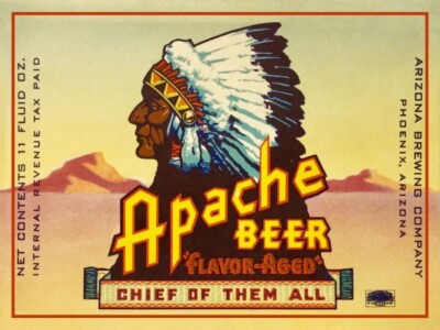 Apache Beer of Phoenix Arizona NEW Metal Sign: 12 X 16, Free Shipping ...