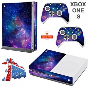 NEBULA GALAXY XBOX ONE S (SLIM) *TEXTURED VINYL ! * PROTECTIVE SKIN ...