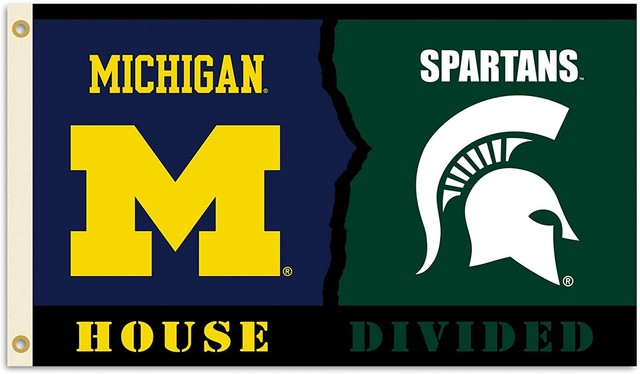 MICHIGAN/ / MICHIGAN STATE HOUSE DIVIDED FLAG--3' X 5' | eBay