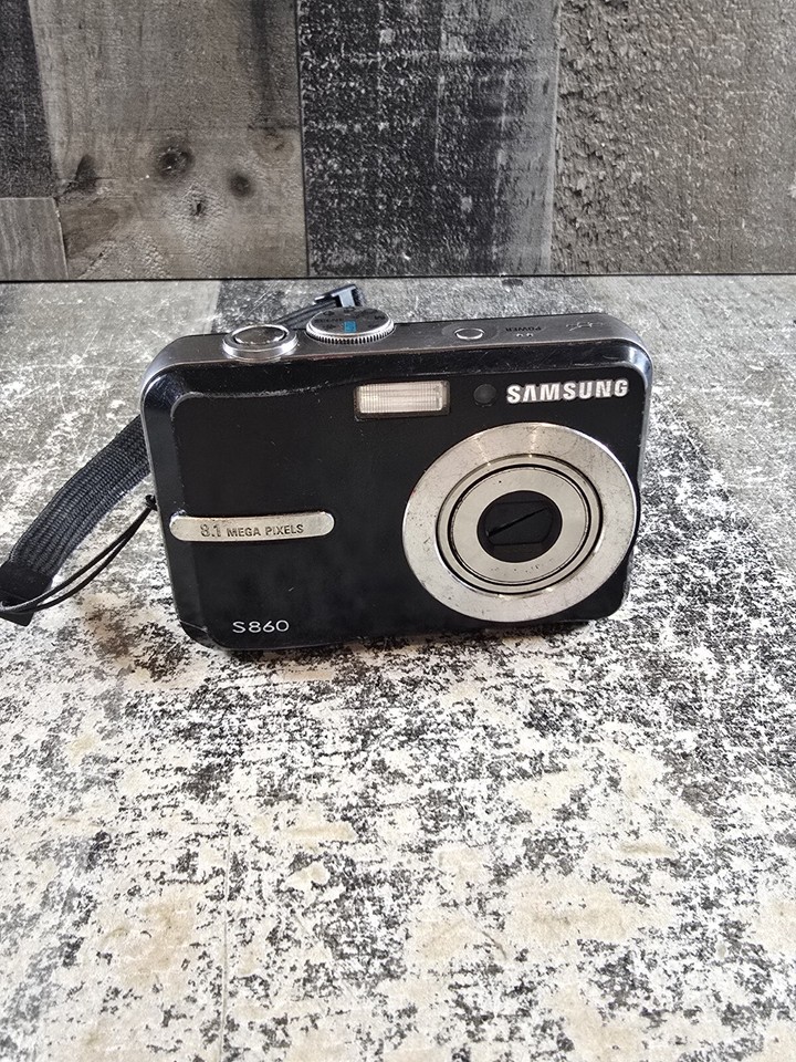 Samsung S860 Black Digital Camera 8.1 MP Tested Works | eBay