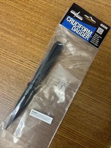 Cold Steel Cruciform Dagger Fixed Blade Knife 3.5" Spear Point Zytel ...