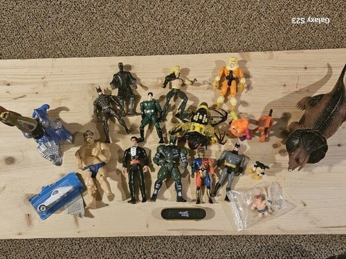Vintage 1980’s-1990’s Action Figure Lot Batman Pokey Mickey Etc Variety ...