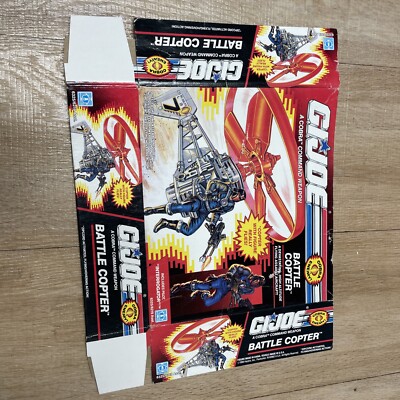 1990 GI Joe Hasbro Battle Copter Box Only ⭐️⭐️ | eBay