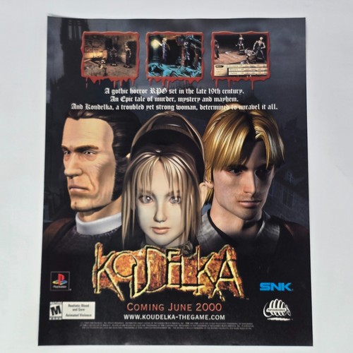 Koudelka PlayStation 1 PS1 Gothic LARGE Print Ad/Poster Promo Art | eBay