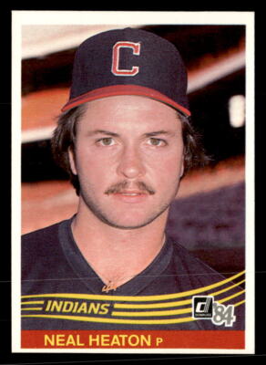 Neal Heaton 1984 Donruss Rookie Card #373 Cleveland Indians | eBay