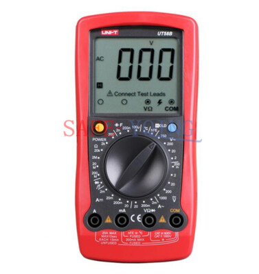 1PCS Modern Manual Range Digital Multimeters / Temperature UT58B test ...