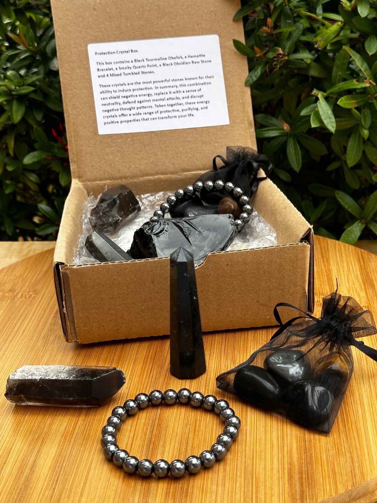 Protection Crystal Box - Obelisk, Bracelet, Point, Tumbled & Raw Stone ...