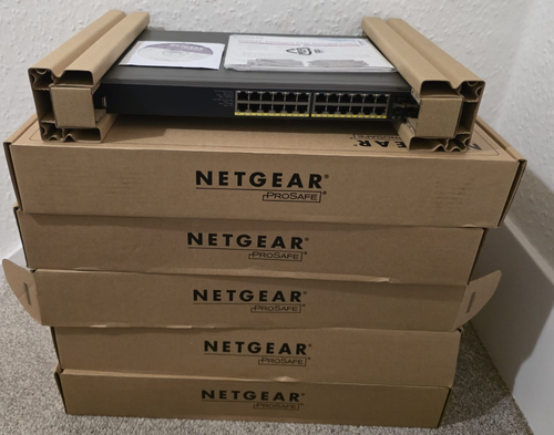 Netgear ProSAFE M4100-24G-POE+ 24-Port Layer 2+ 10/100/1000 PoE+ Switch ...