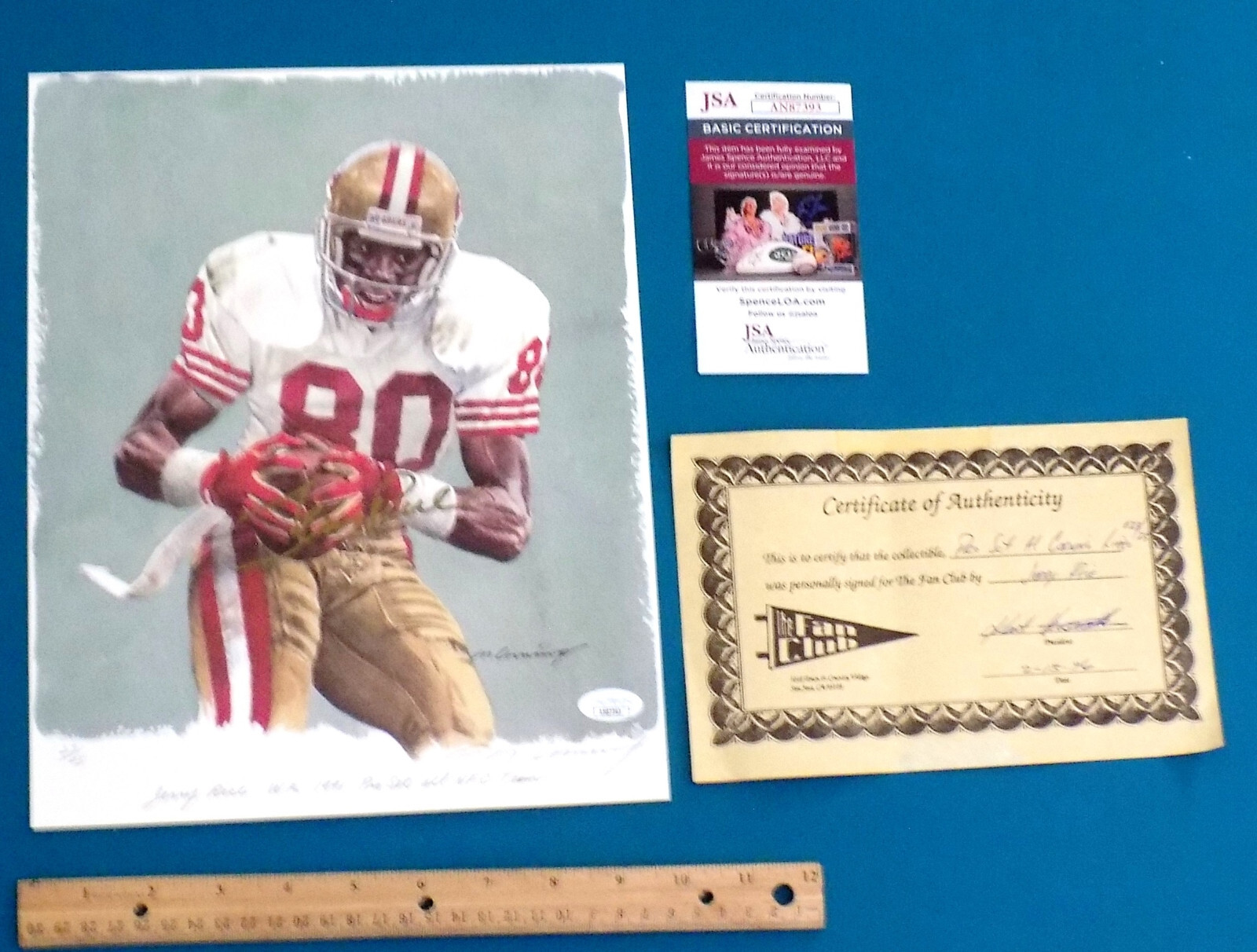 Jerry Rice Autographed Memorabilia | Signed Photo, Jersey, Collectibles ...