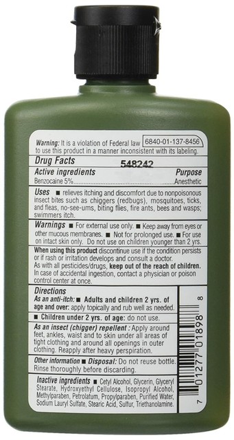 Chigg Away Soldiers Choice Relieves Itching and Repels Chiggers Itch ...