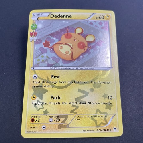 Dedenne RC10/RC32 Holofoil Lightly Played Generations Radiant ...