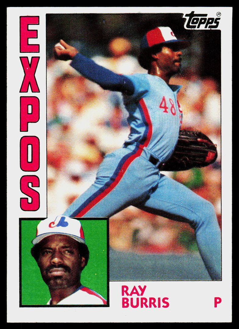 1984 Topps #552 - Ray Burris - Montreal Expos - NM/MT - ID109 | eBay