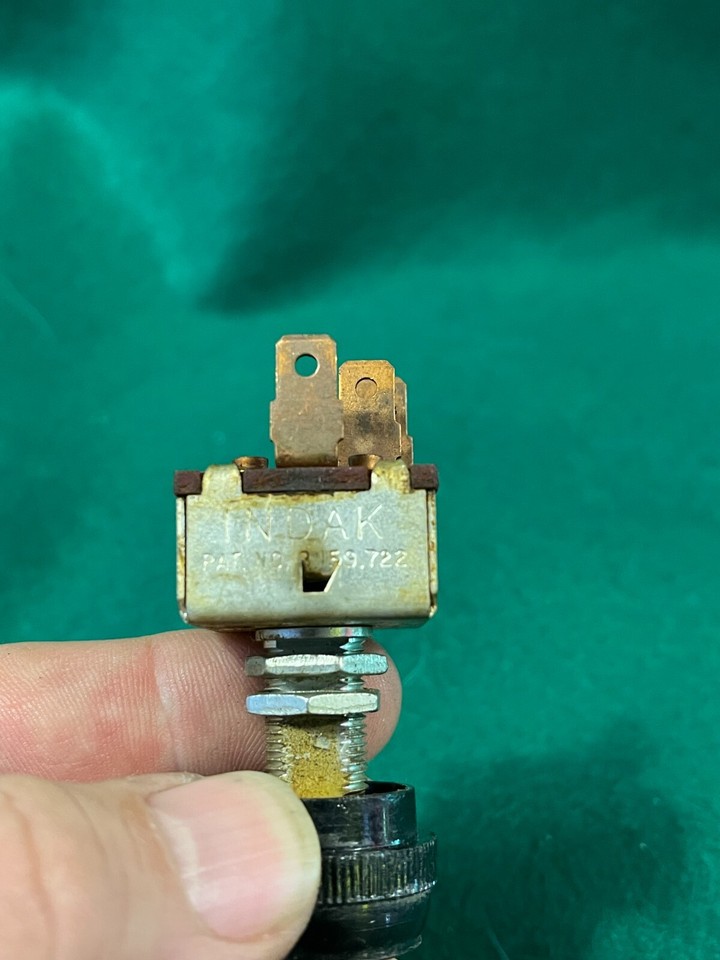 ROTARY A/C 2 SPEED BLOWER SWITCH UNIVERSAL TYPE W/ 'FAN' KNOB INDAK ...