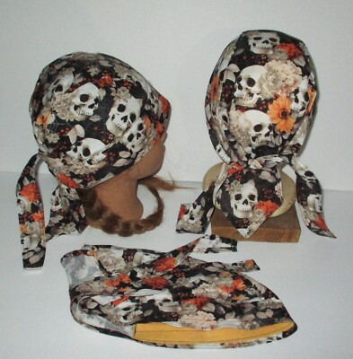 Dew Do Rag Sweatband Skull Cap Head Wrap Bandanna Helmet Liner Skulls Bones New | eBay