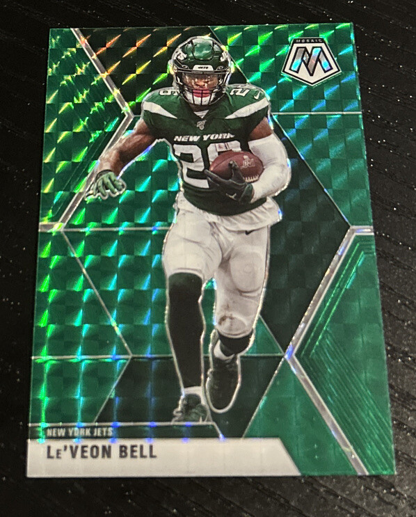 2020 Panini Mosaic Le’Veon Bell Green Prizm - Color Match | eBay