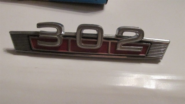 1968 Ford Torino Bronco Mustang Mercury Fender Emblems Badges 302 NOS ...