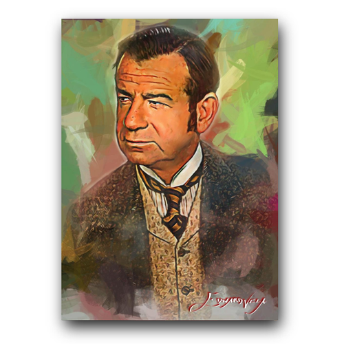 Walter Matthau Art Card Limited 36/50 Edward Vela Signed (Movies Actor ...