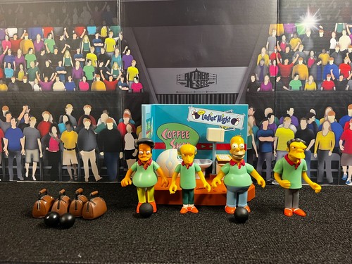 Simpsons World of Springfield Bowl-A-Rama with Pin Pals APU HOMER MR ...