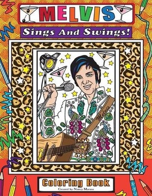 Melvis Sings And Swings: Coloring Book by Nancy Marasa (English ...