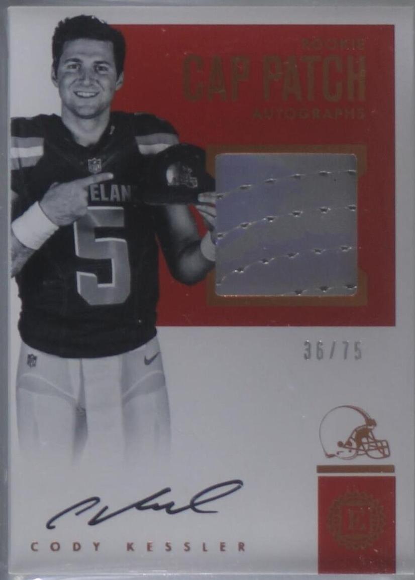 2016 Panini Encased - Rookie Cap Patch Autographs Cody Kessler #RCPA-CK ...