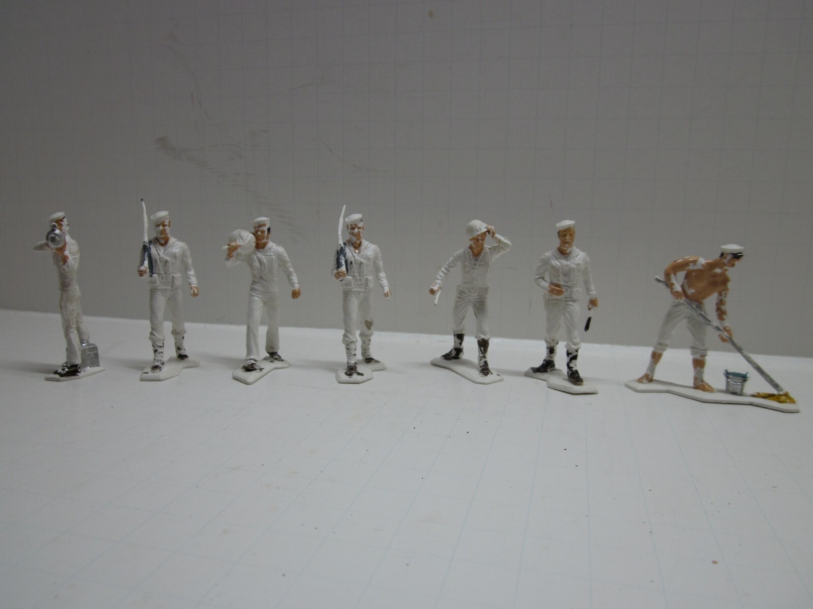 Marx White Sailors Vintage/Antique 54mm | eBay